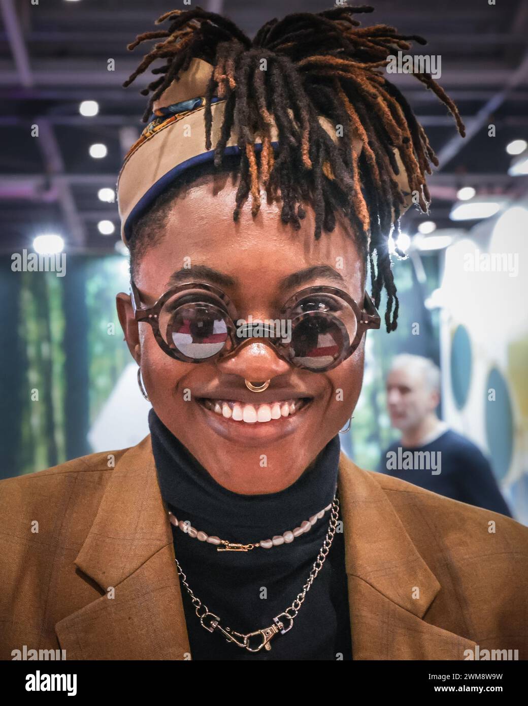 London, UK. 24th Feb, 2024. Joy Julius, Royal College of Art student ...