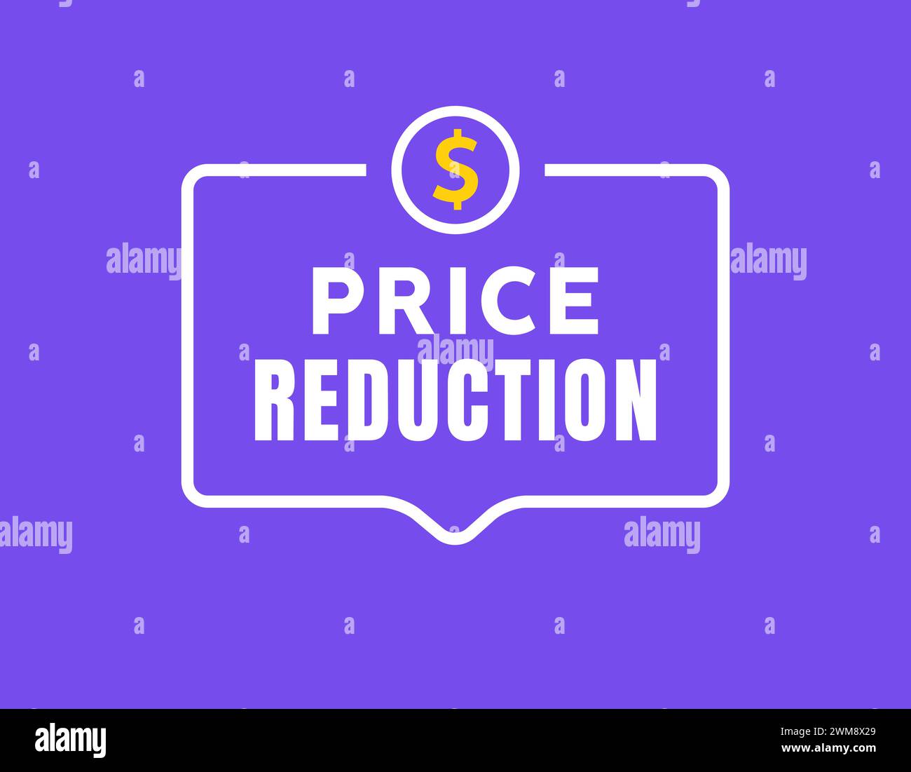 Cost reduction icon dollar. Price decrease arrow symbol. business sale ...