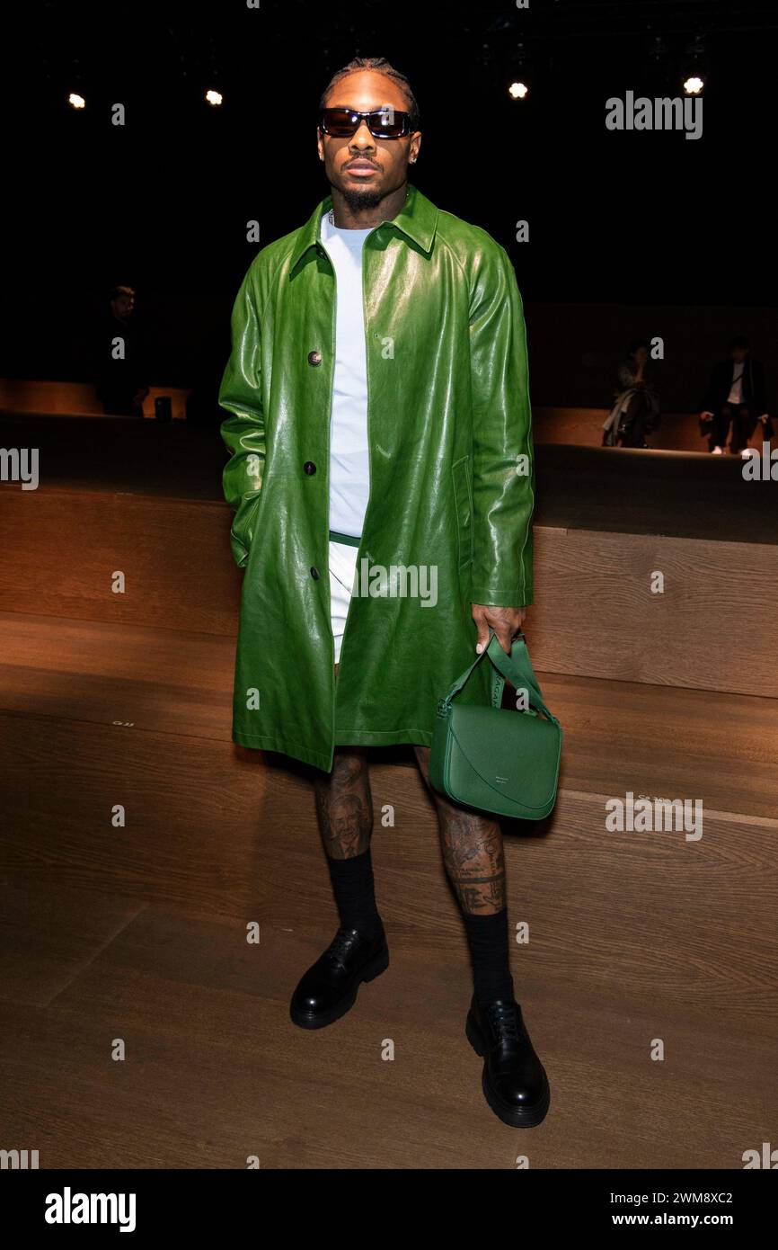 Milan, Italien. 24th Feb, 2024. Stefon Diggs attends FERRAGAMO Fall ...