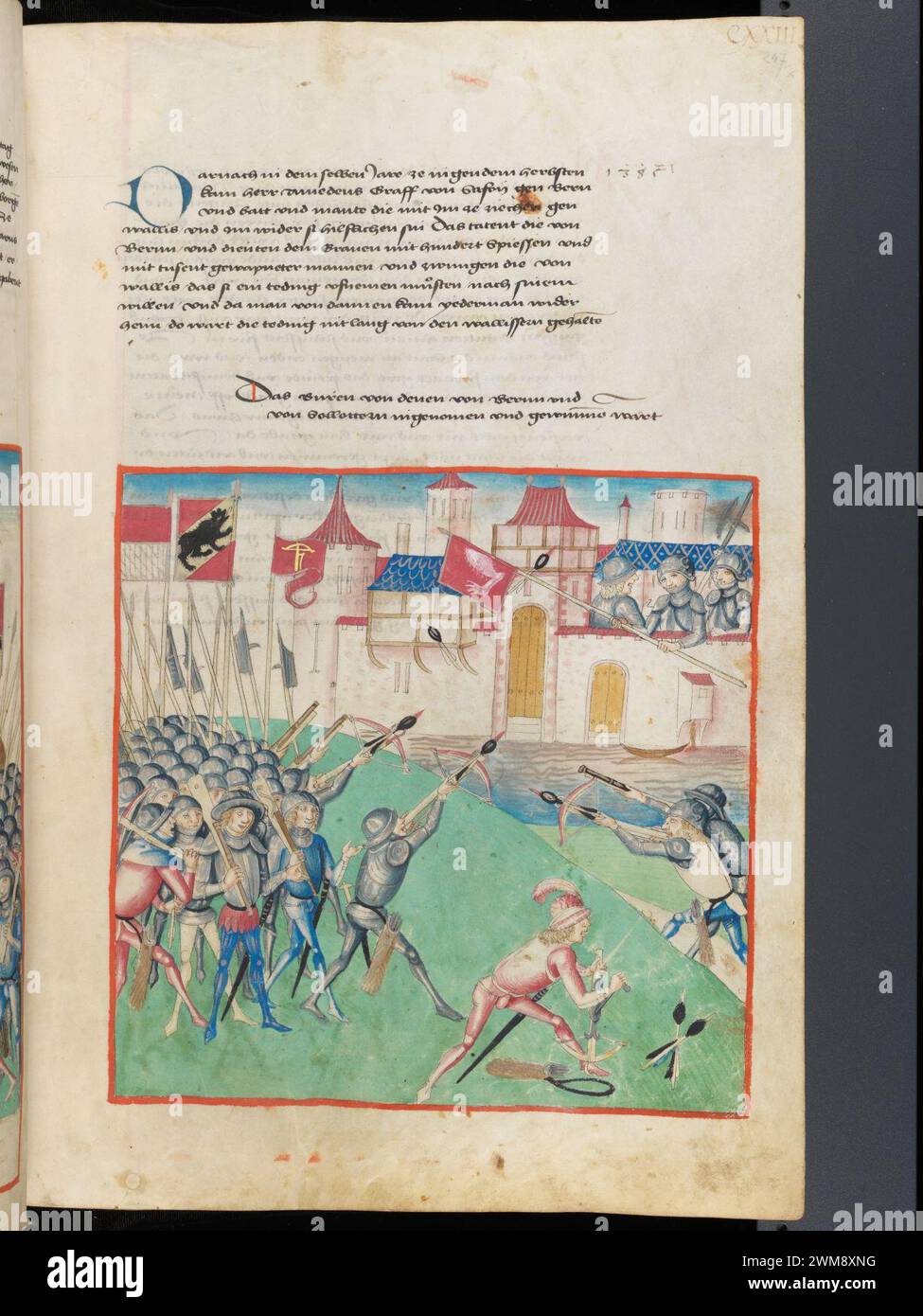 Mss.h.h.I.1, p. 247 – Diebold Schilling, Amtliche Berner Chronik, vol ...