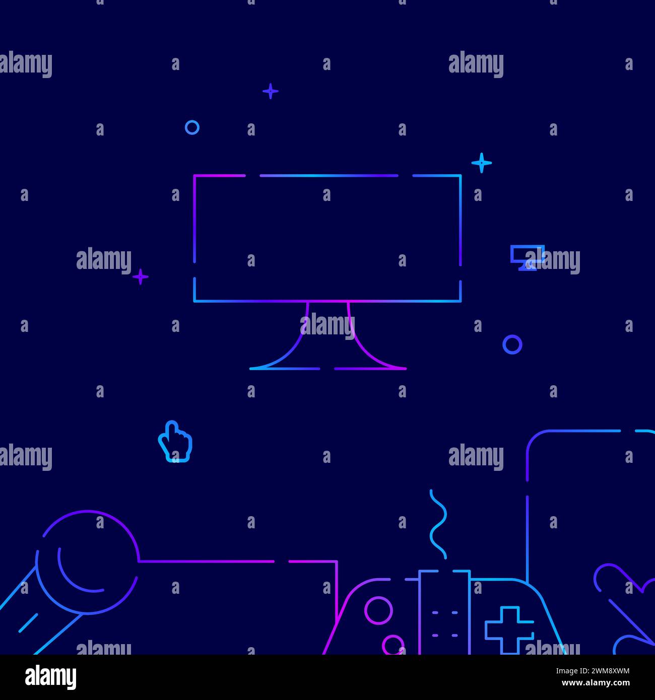 Electronic device bottom Stock Vector Images - Alamy