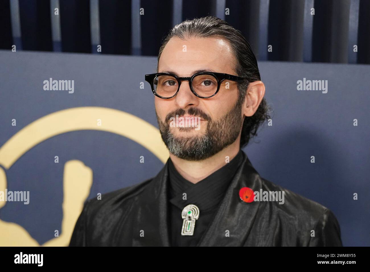 Arian Moayed arrives at the 30th annual Screen Actors Guild Awards on ...