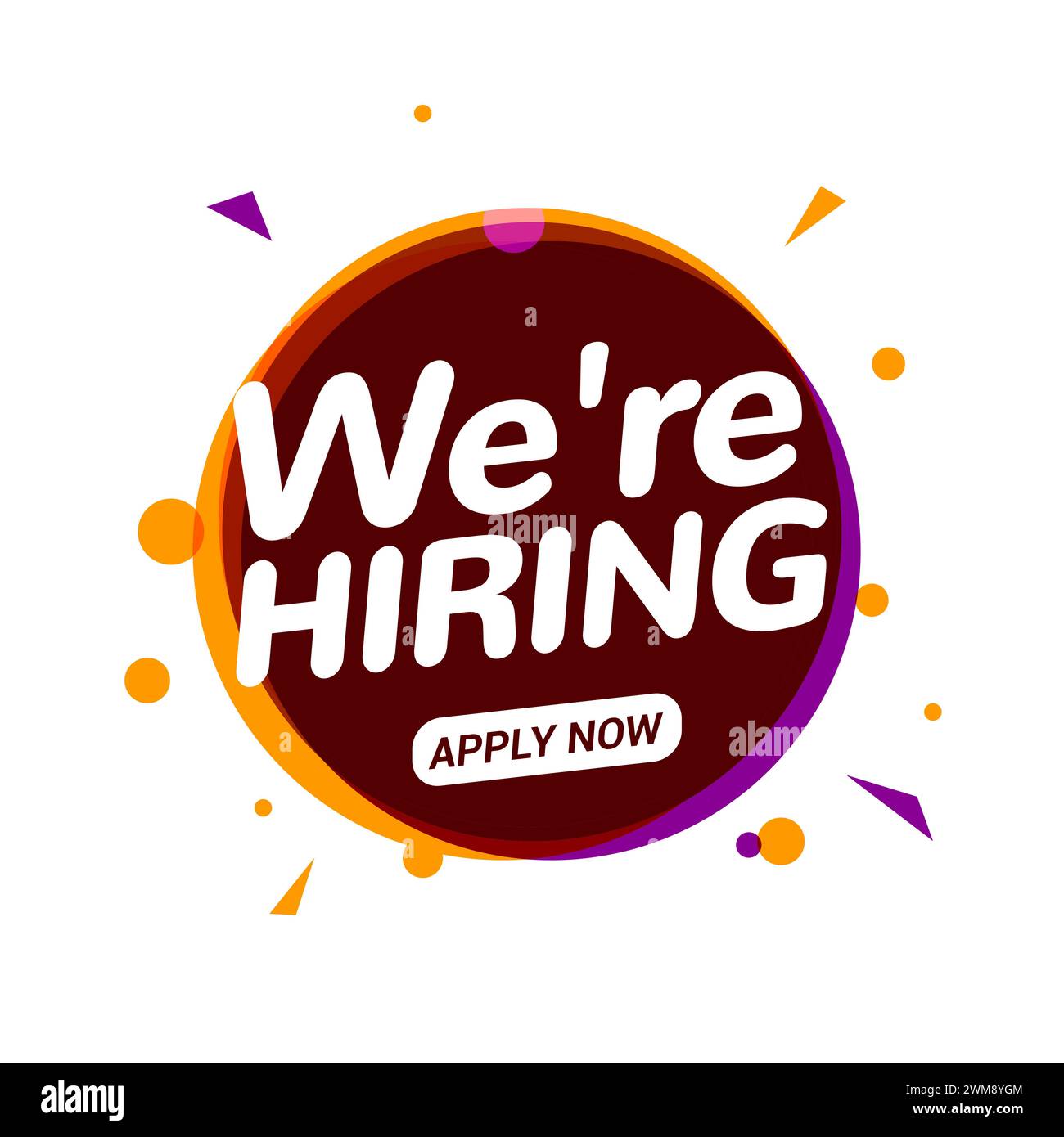 Job vacancy, we are hiring now. HR team recruit employee concept ...