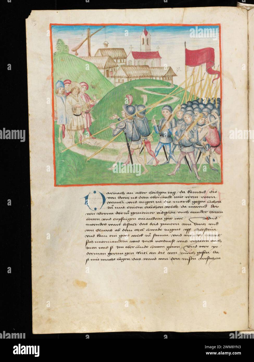 Mss.h.h.I.2, p. 72 – Diebold Schilling, Amtliche Berner Chronik, vol 2 ...
