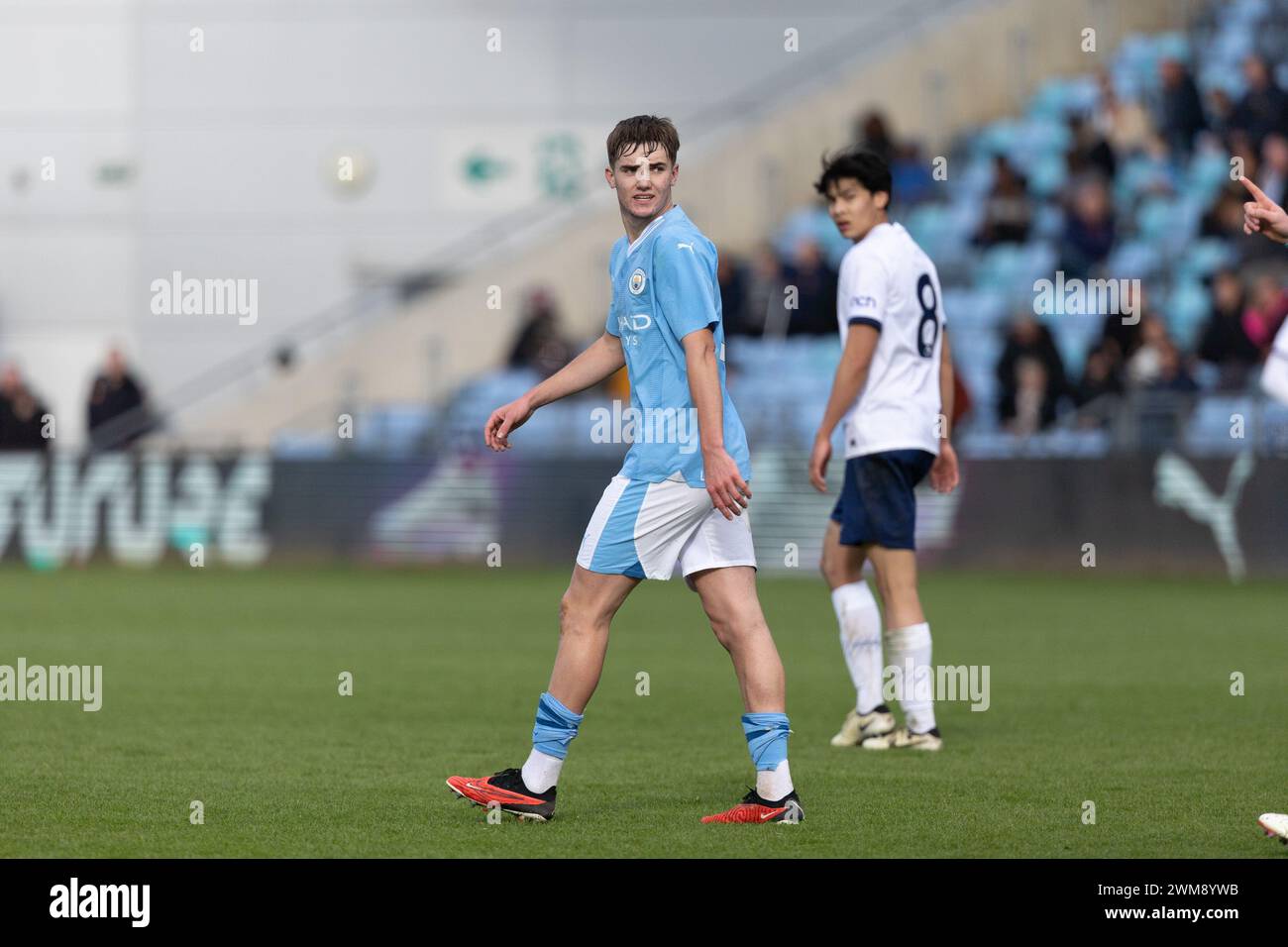 Manchester on Saturday 24th February 2024. Jacob Wright of Manchester ...