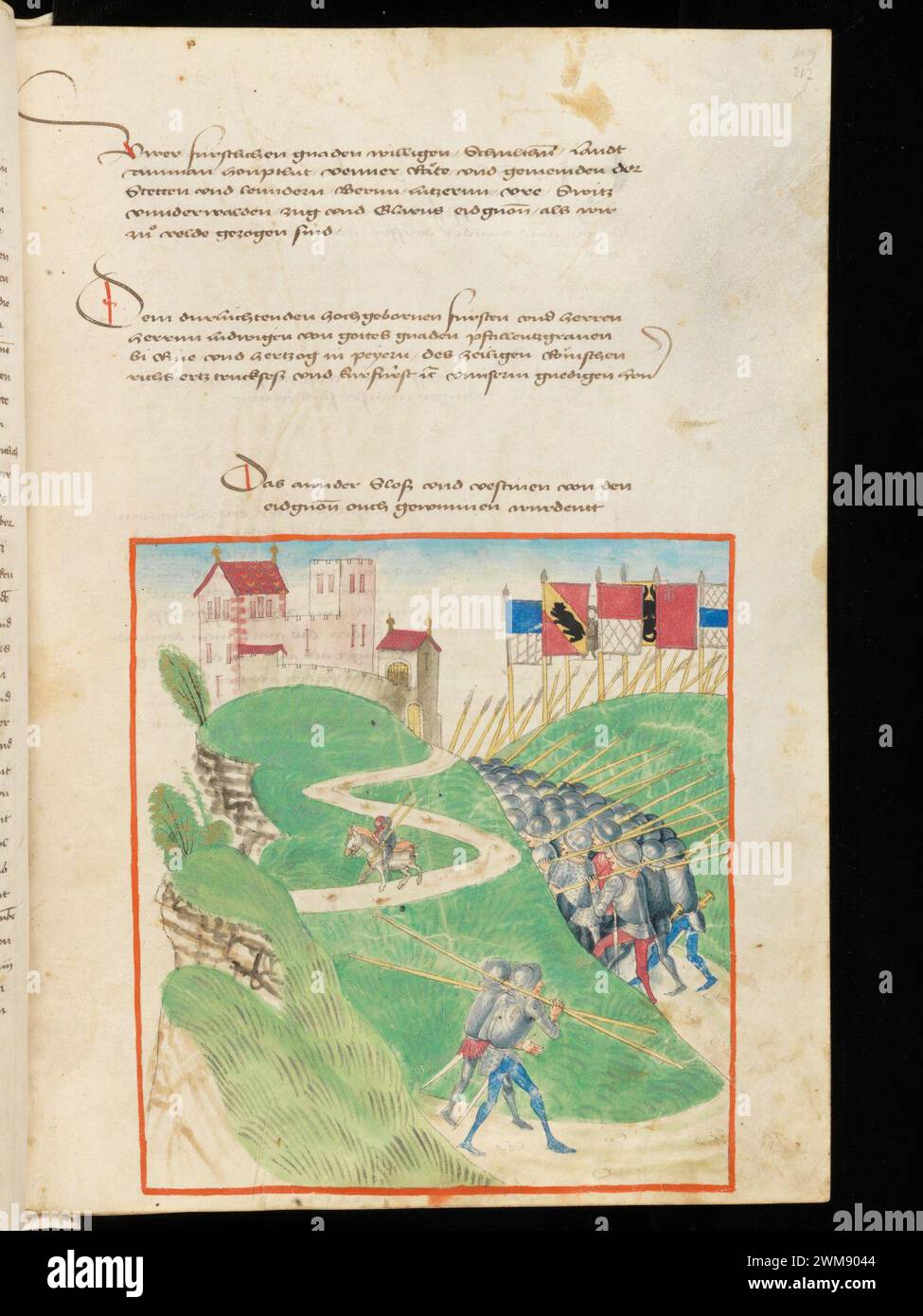 Mss.h.h.I.2, p. 217 – Diebold Schilling, Amtliche Berner Chronik, vol 2 ...