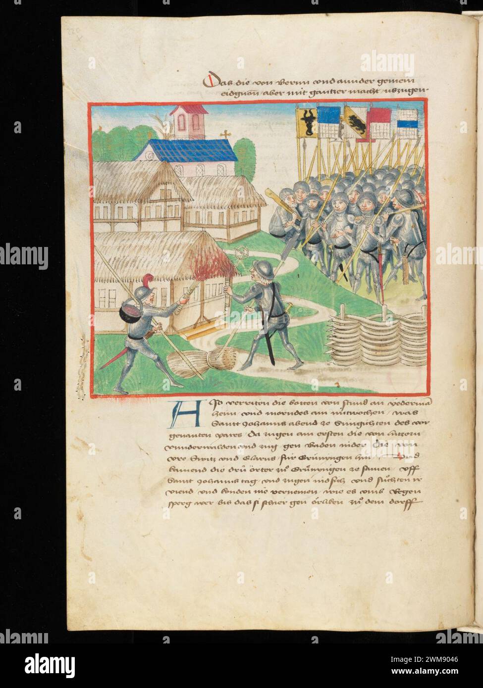 Mss.h.h.I.2, p. 220 – Diebold Schilling, Amtliche Berner Chronik, vol 2 ...