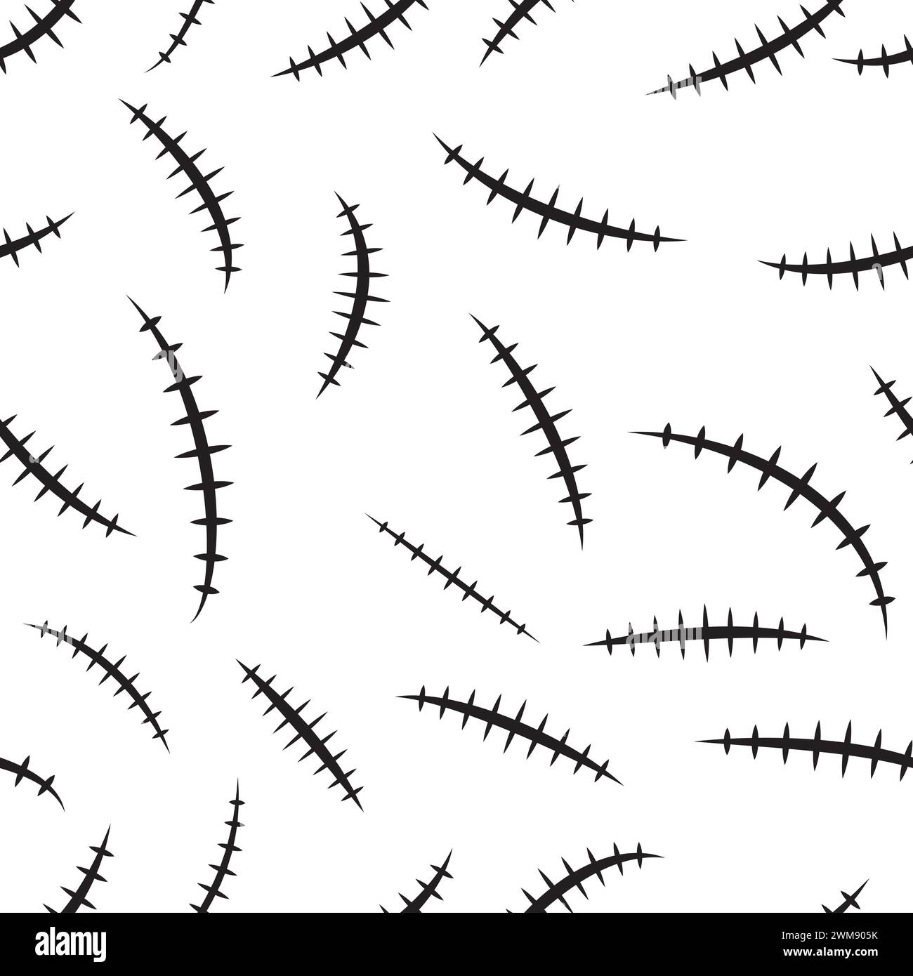Scar seamless pattern. Scratch vector skin wound background Stock ...