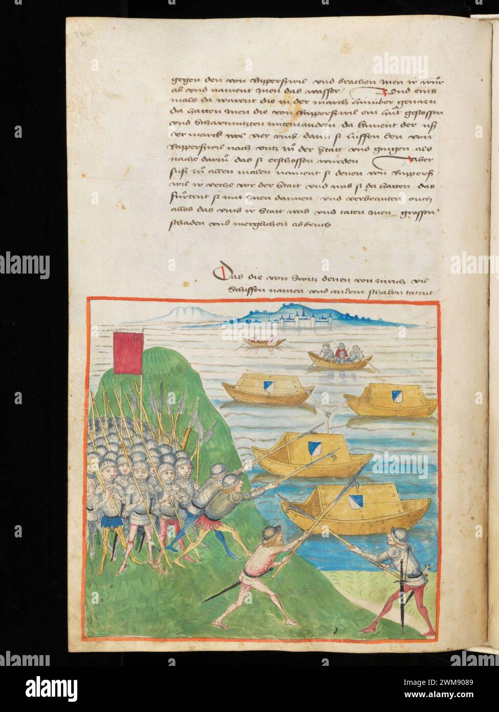 Mss.h.h.I.2, p. 240 – Diebold Schilling, Amtliche Berner Chronik, vol 2 ...