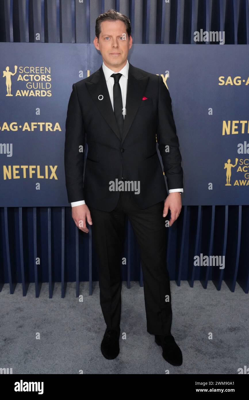 David Furr arrives at the 30th annual Screen Actors Guild Awards on ...