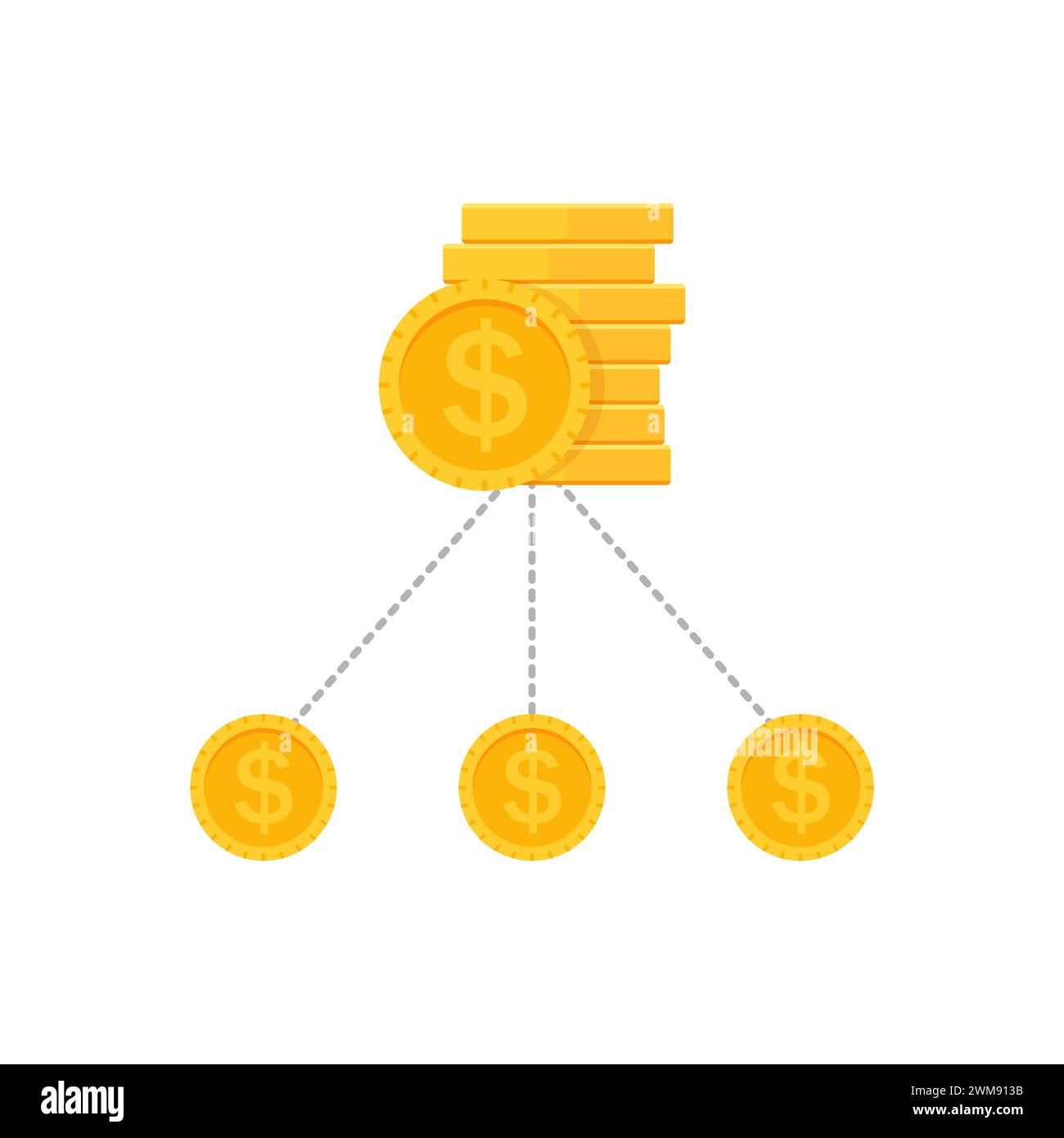 Money diversification revenue, budget split, financial diversification ...