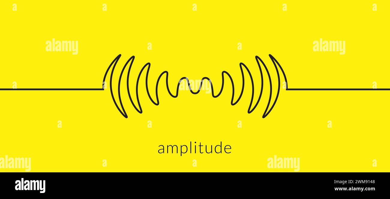 Audio sound wave music waveform. Pulse audio record design signal line ...