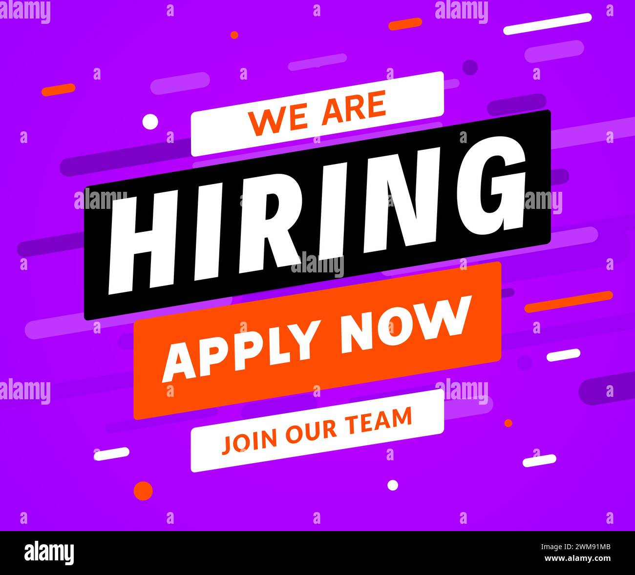 We are Hiring career employee message background. Employment hiring job ...