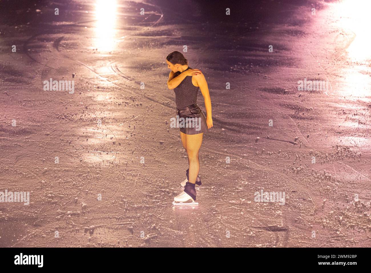 Turin, Italy, Saturday 24th February, 2024. Nicole Schott during the ...