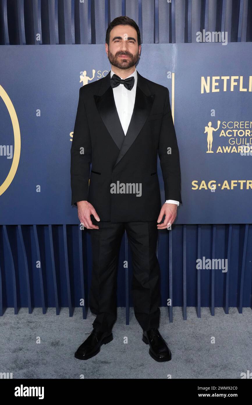 Brett Goldstein arrives at the 30th annual Screen Actors Guild Awards ...