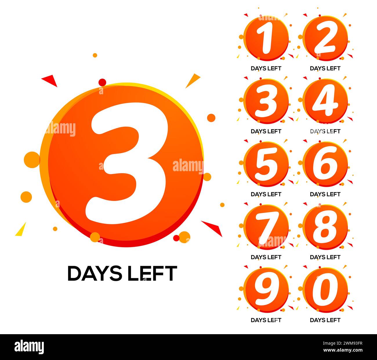 Two days go timer label hi-res stock photography and images - Alamy