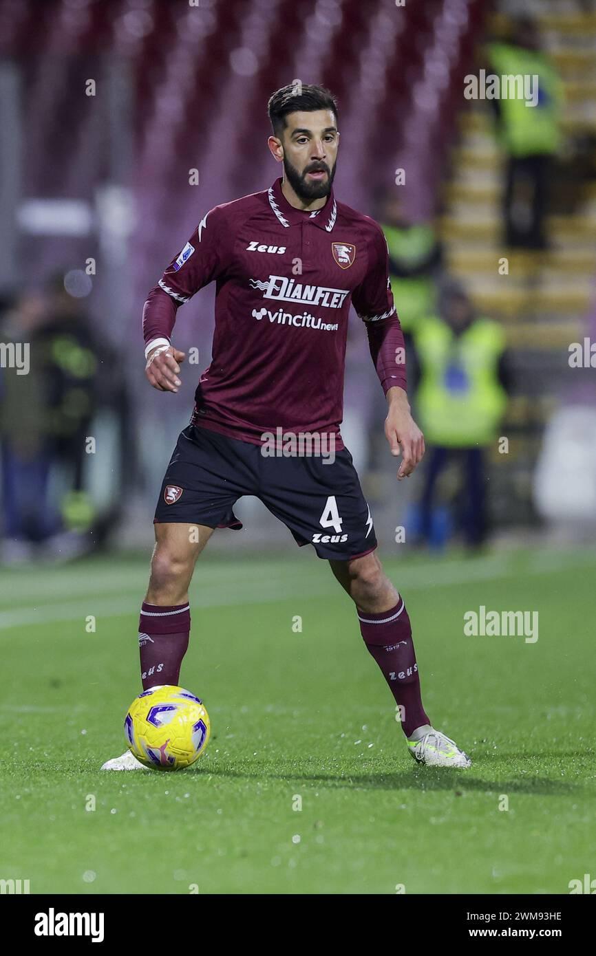 Salerno, Italy. 24th Feb, 2024. Salernitana's Greek defender ...