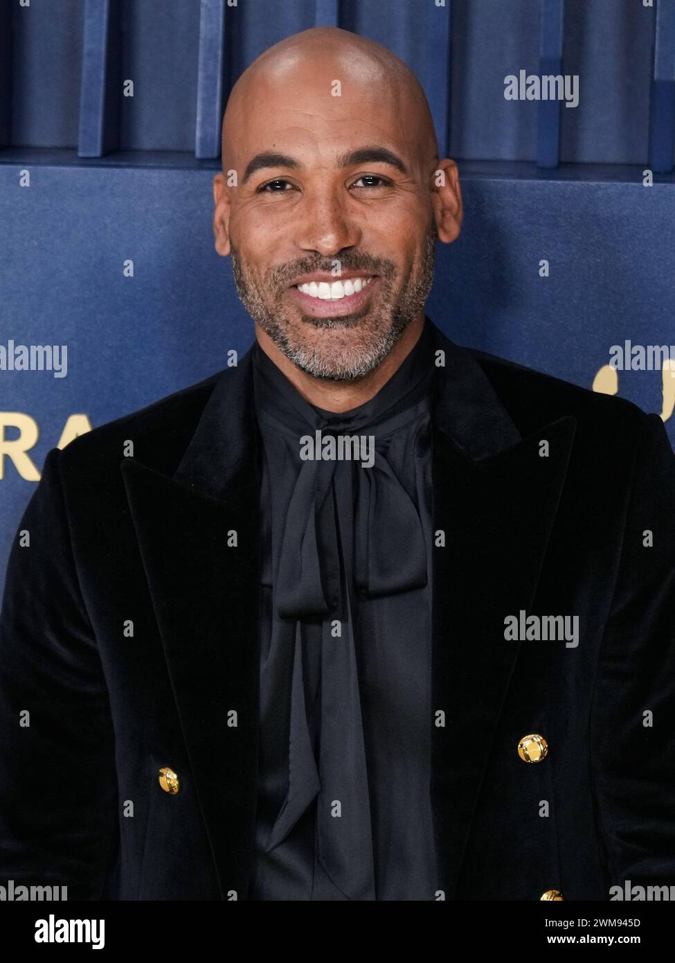 Los Angeles, USA. 24th Feb, 2024. Melvin Robert walking on the red ...