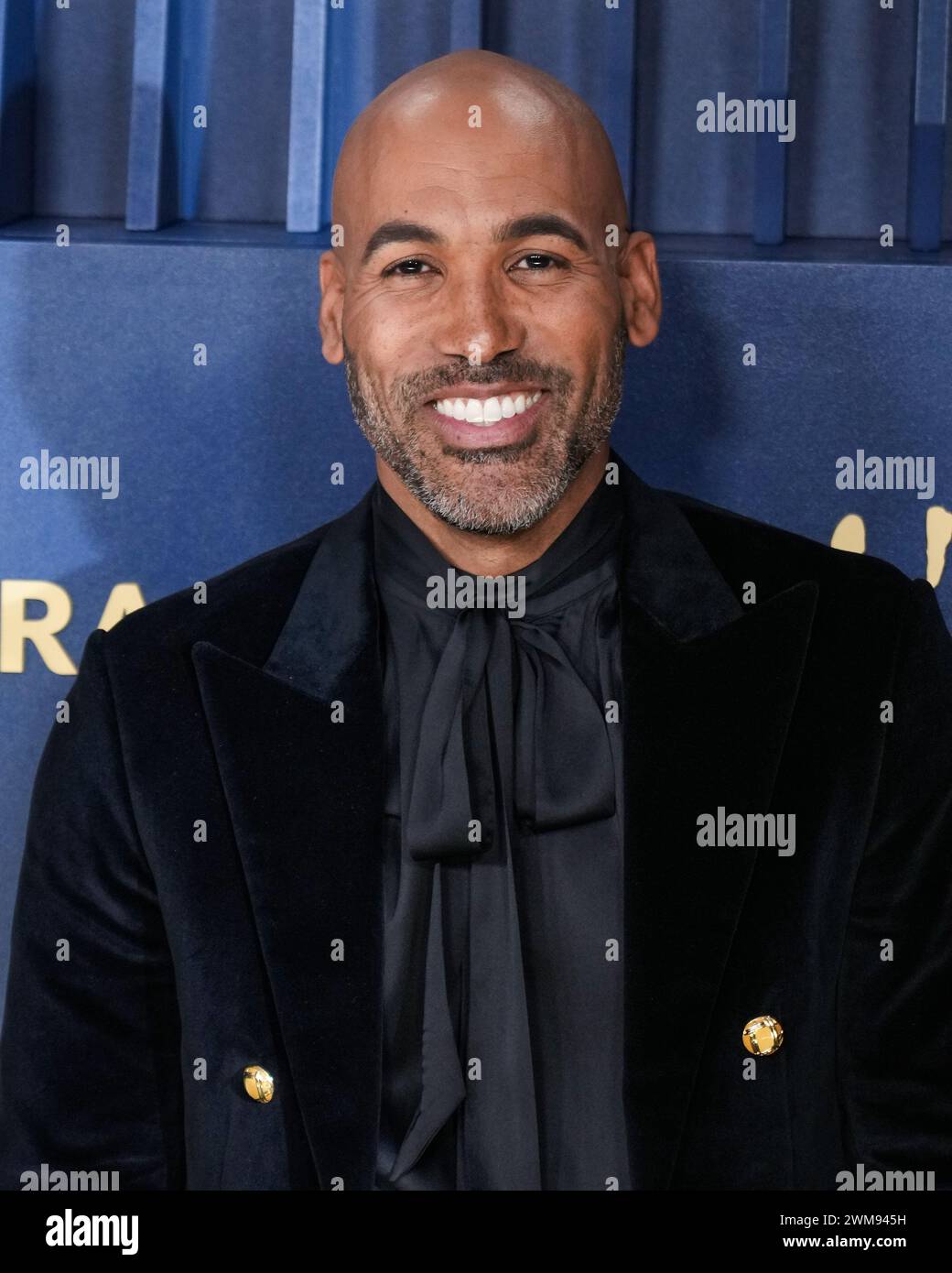 Los Angeles, USA. 24th Feb, 2024. Melvin Robert walking on the red ...