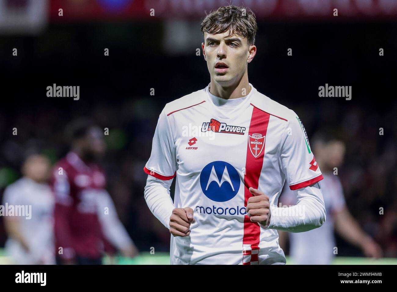 Monza’s Italian forward Daniel Maldini looks during the Serie A ...