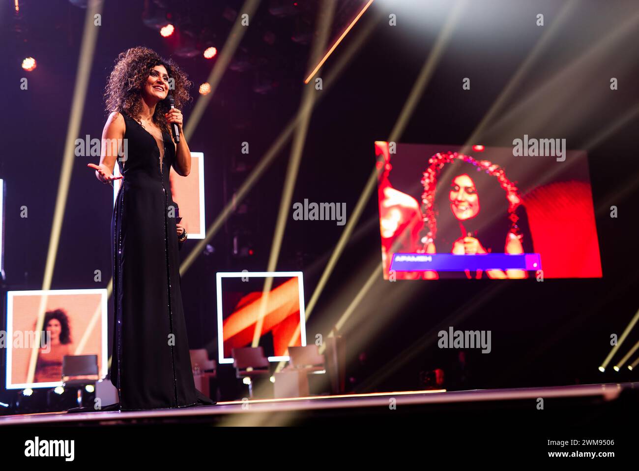 Rust, Germany. 24th Feb, 2024. Apameh Schönauer, candidate in the Miss ...