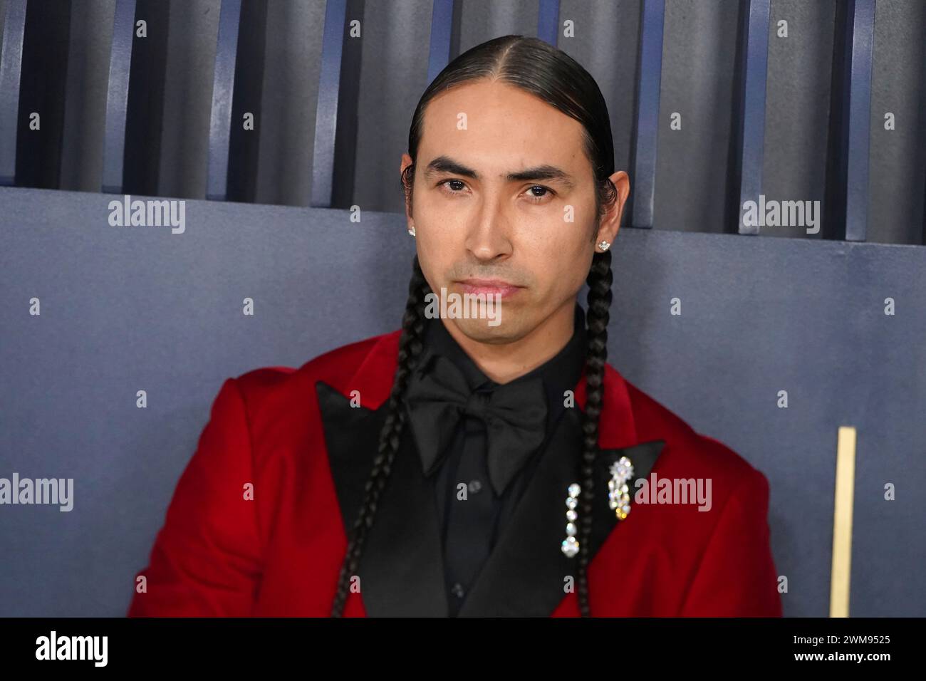 Tatanka Means arrives at the 30th annual Screen Actors Guild Awards on ...