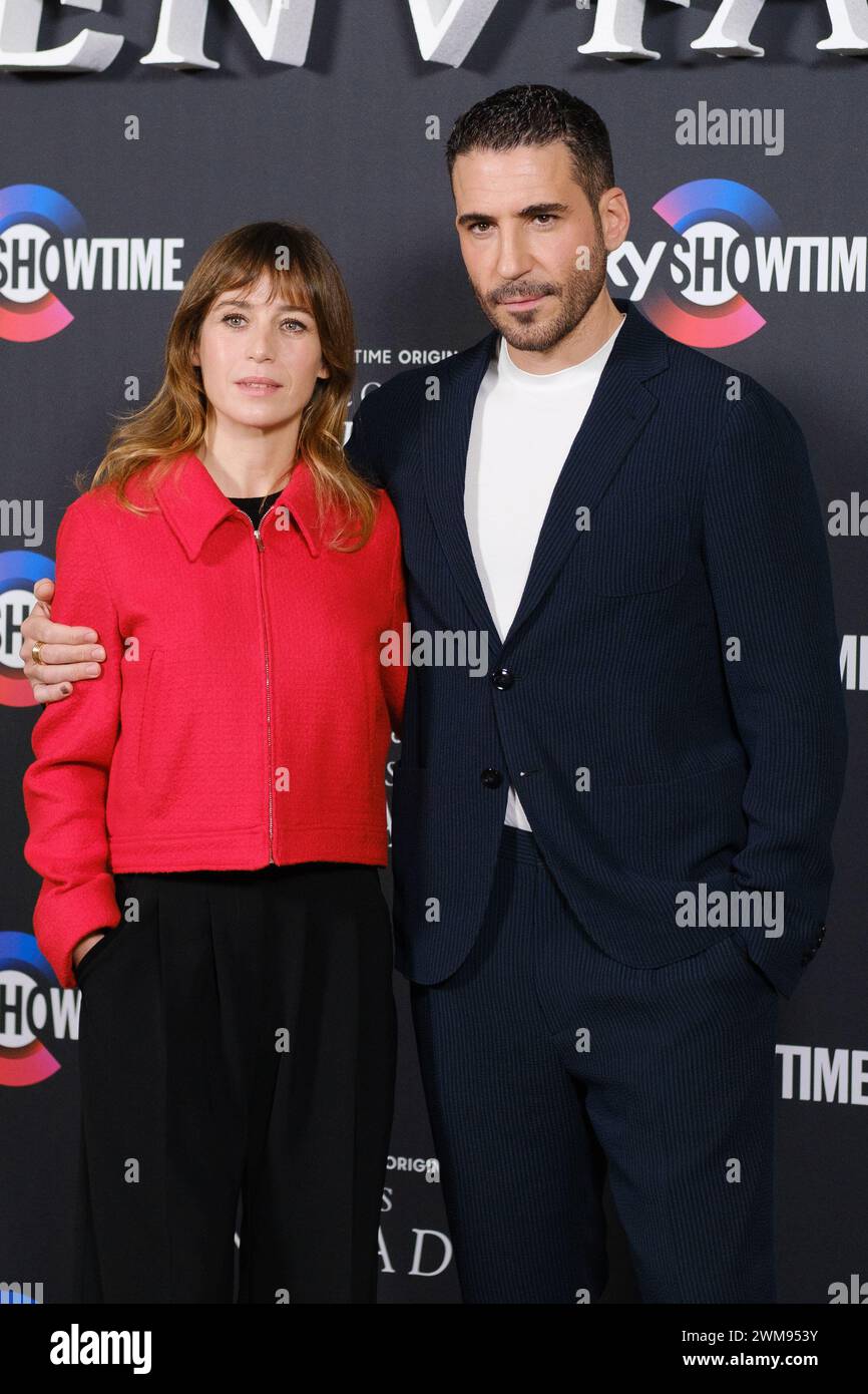 Marta etura and miguel angel silvestre attend the madrid photoca hi-res ...