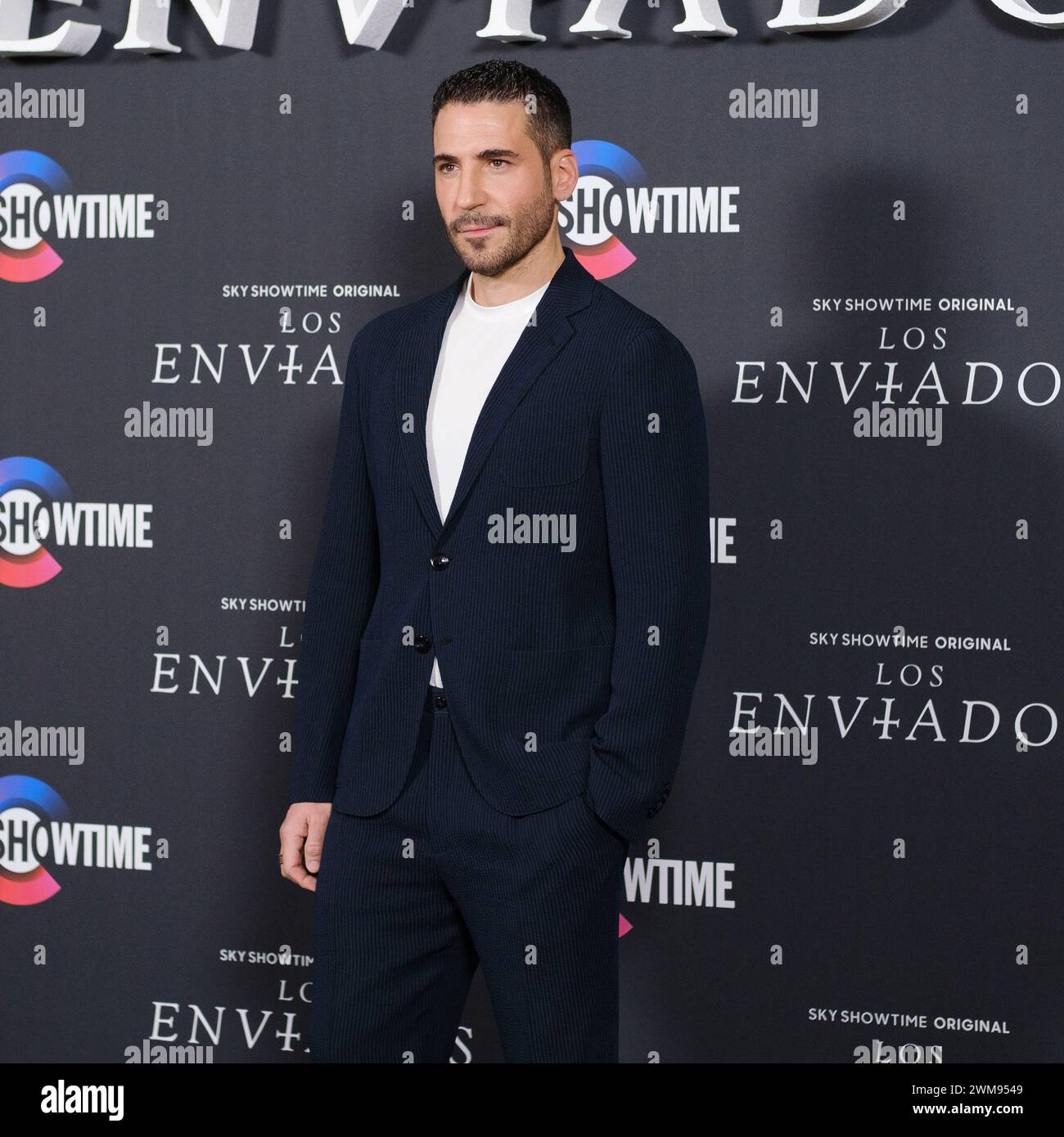 Miguel angel silvestre attend the madrid photocall for los envi hi-res ...