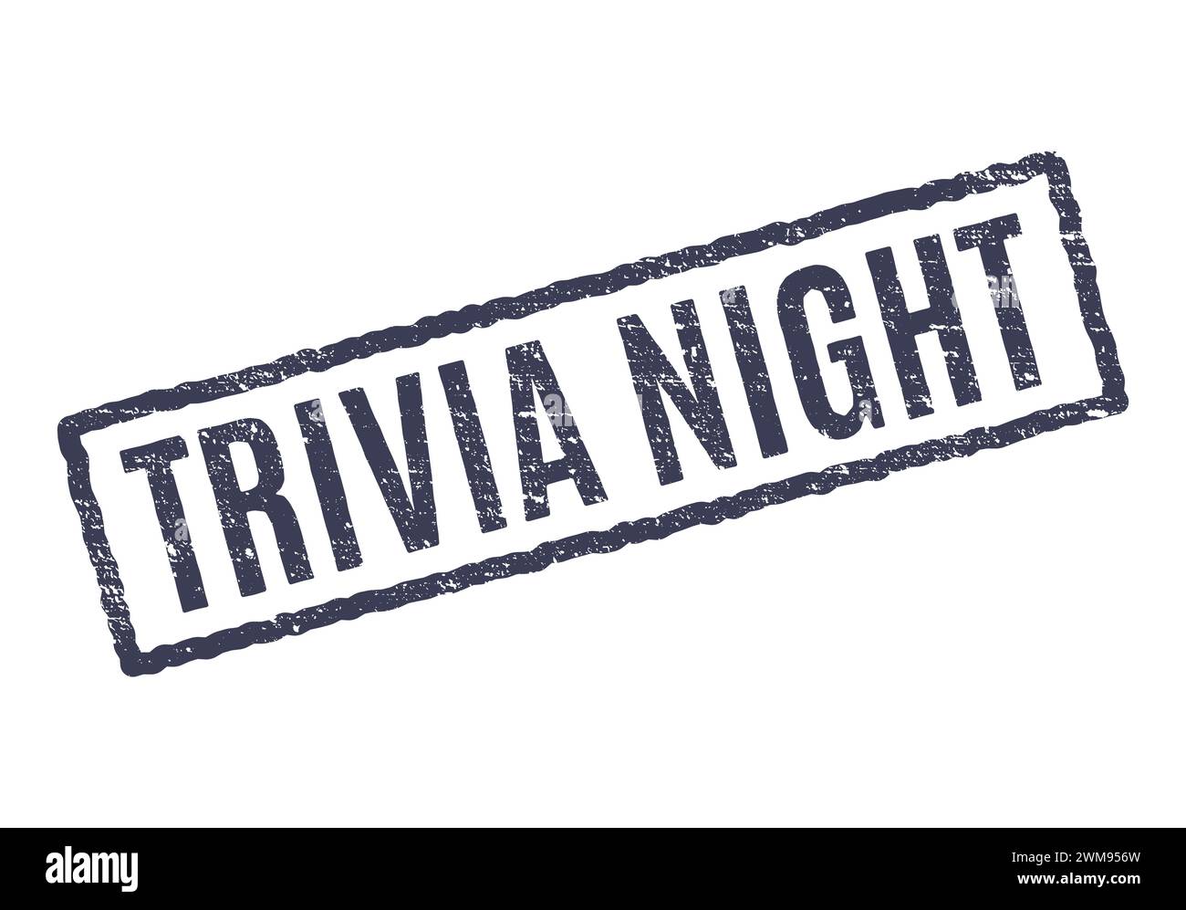Trivia night background stamp quiz illustration design Stock Vector ...