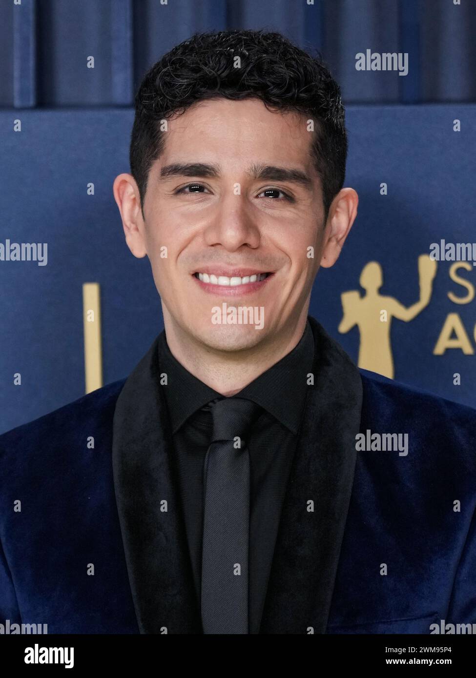 Los Angeles, USA. 24th Feb, 2024. Patrick Gomez walking on the red ...