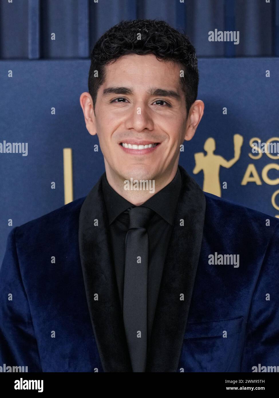 Los Angeles, USA. 24th Feb, 2024. Patrick Gomez walking on the red ...
