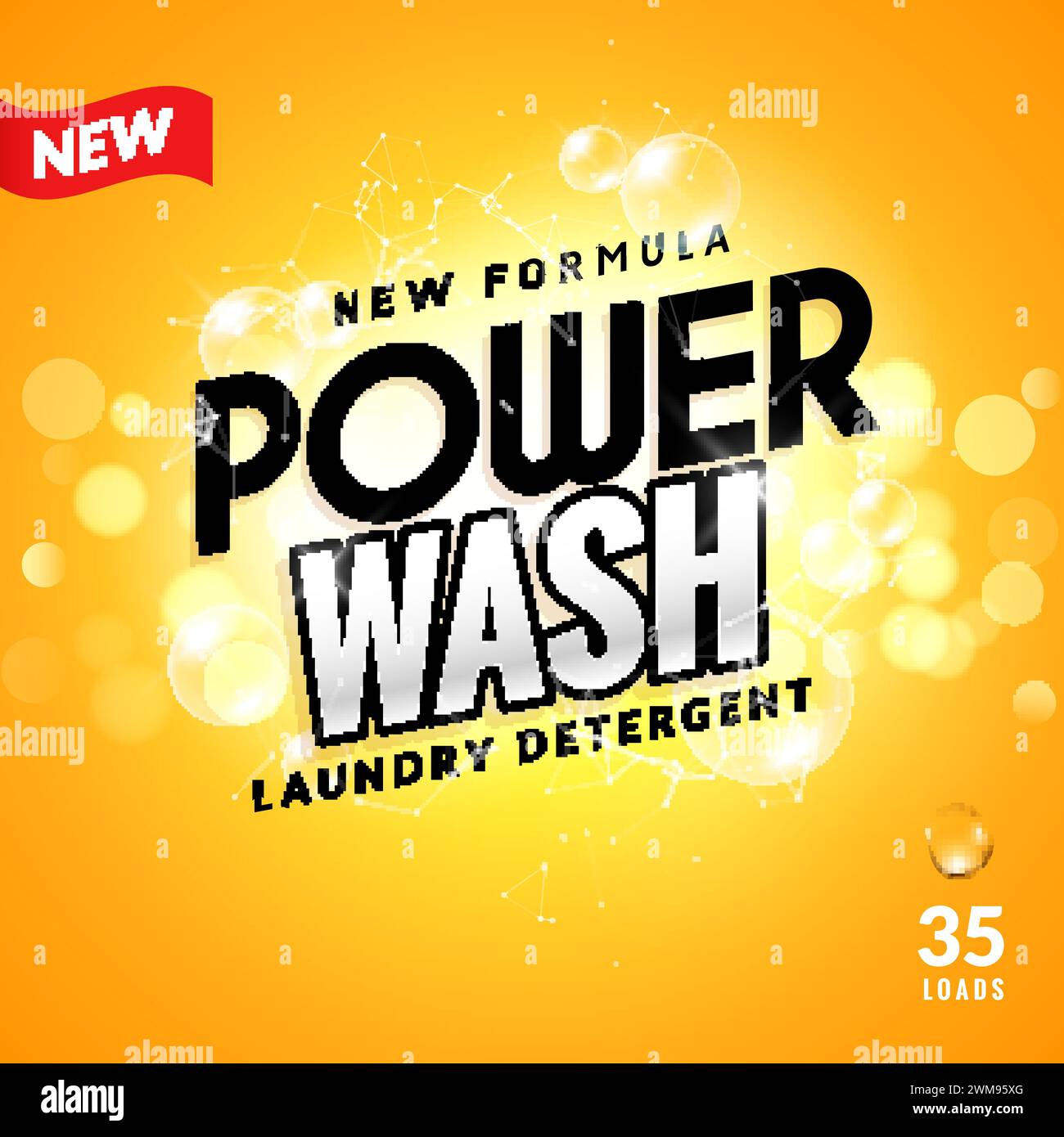 Laundry detergent background design. Clean power powder soap laundry ...