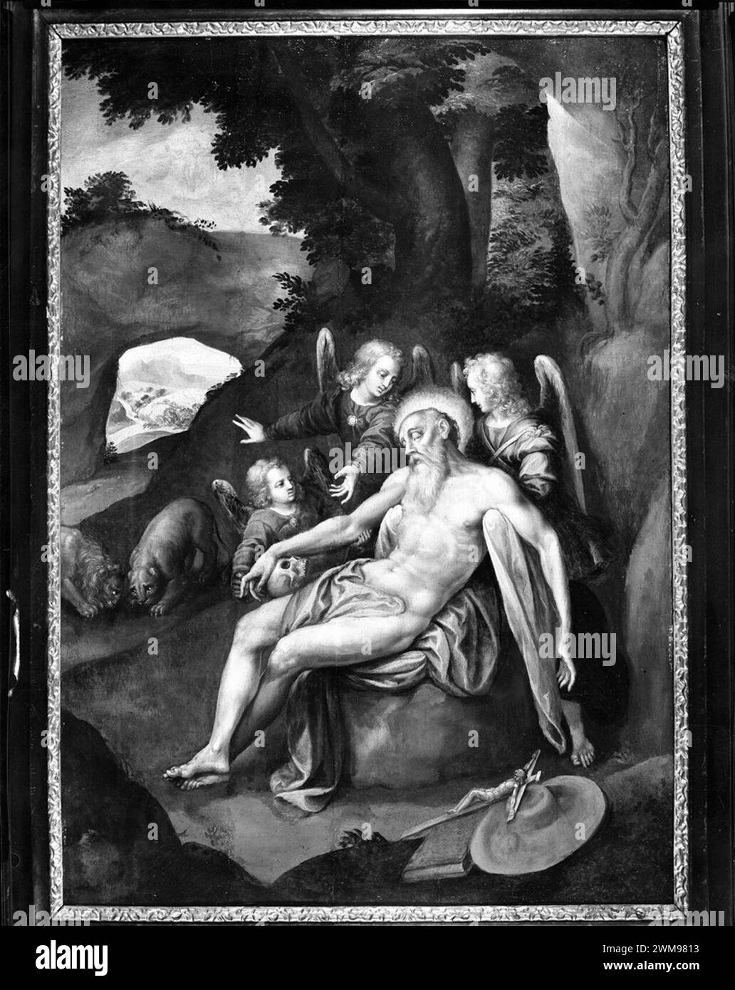 Bernardino Passeri - Death of Saint Jerome Stock Photo - Alamy