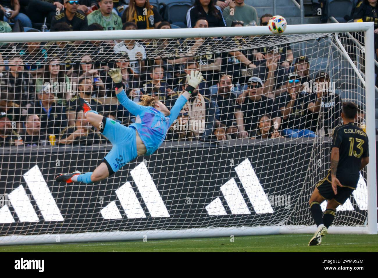 Los Angeles, California, USA. 24th Feb, 2024. Seattle Sounders ...