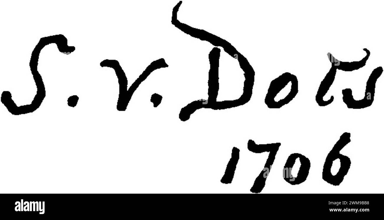 Beschrijving der schilderijen op 's (1858) p 028 signature Simon van ...