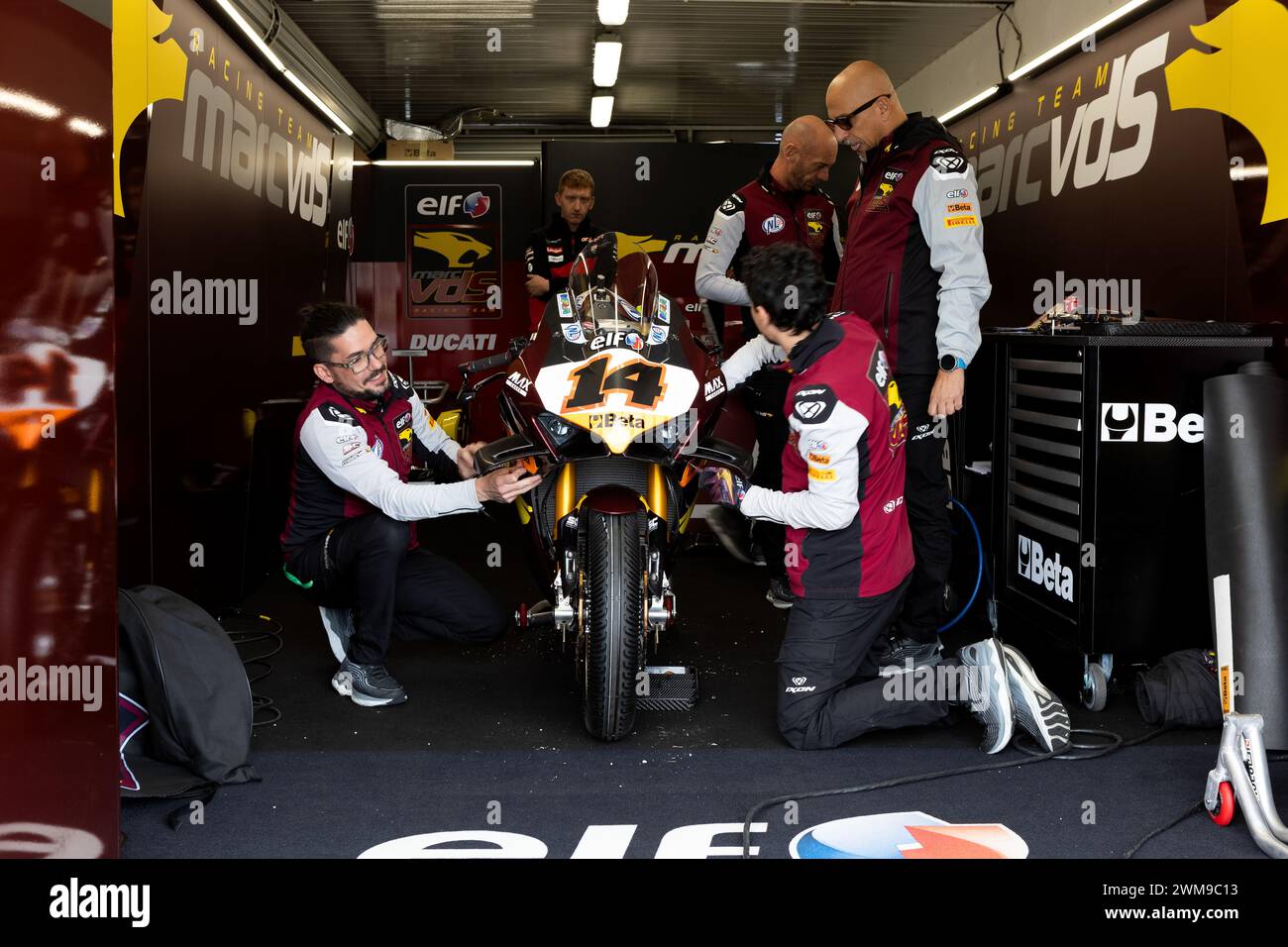 Phillip Island, Australia, 24 February, 2024. Sam Lowes of United ...