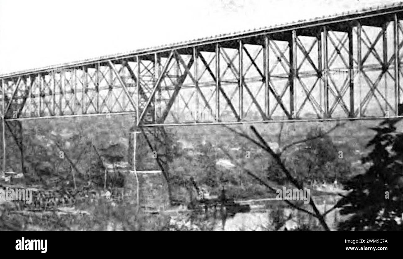 Bessemer & Lake Erie Railroad Bridge 1896 Stock Photo - Alamy