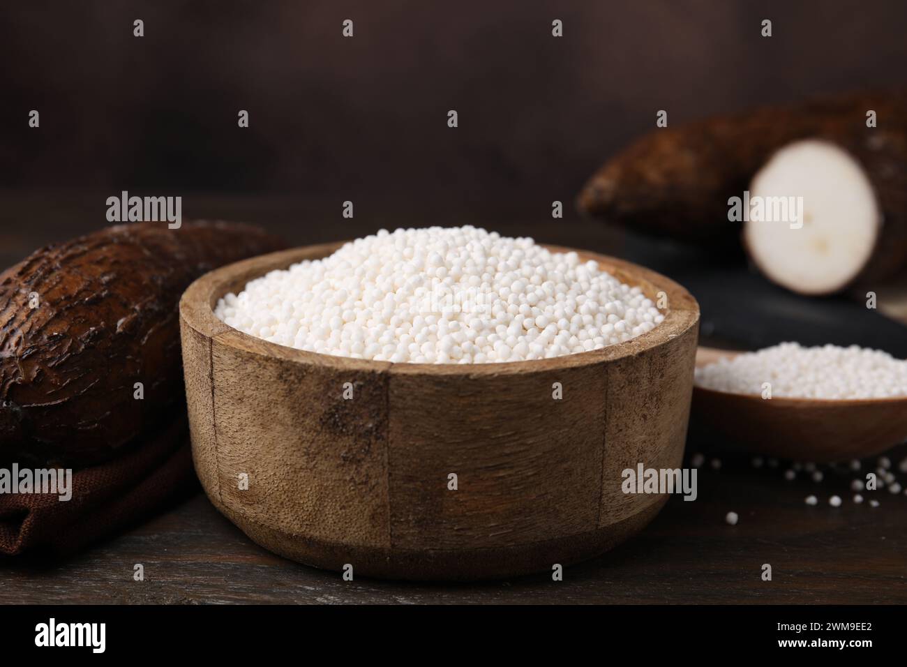 Tapioca roots hi-res stock photography and images - Alamy