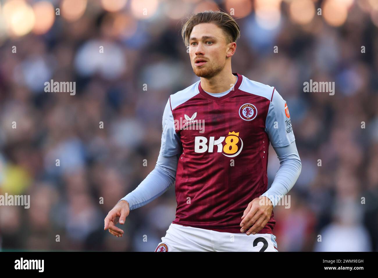 Birmingham, UK. 24th Feb, 2024. Matty Cash of Aston Villa during the ...