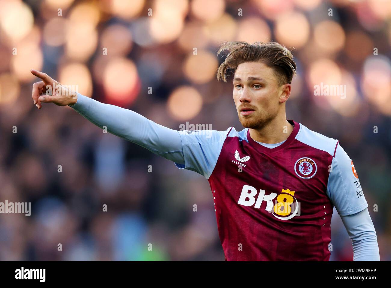 Birmingham, UK. 24th Feb, 2024. Matty Cash of Aston Villa during the ...
