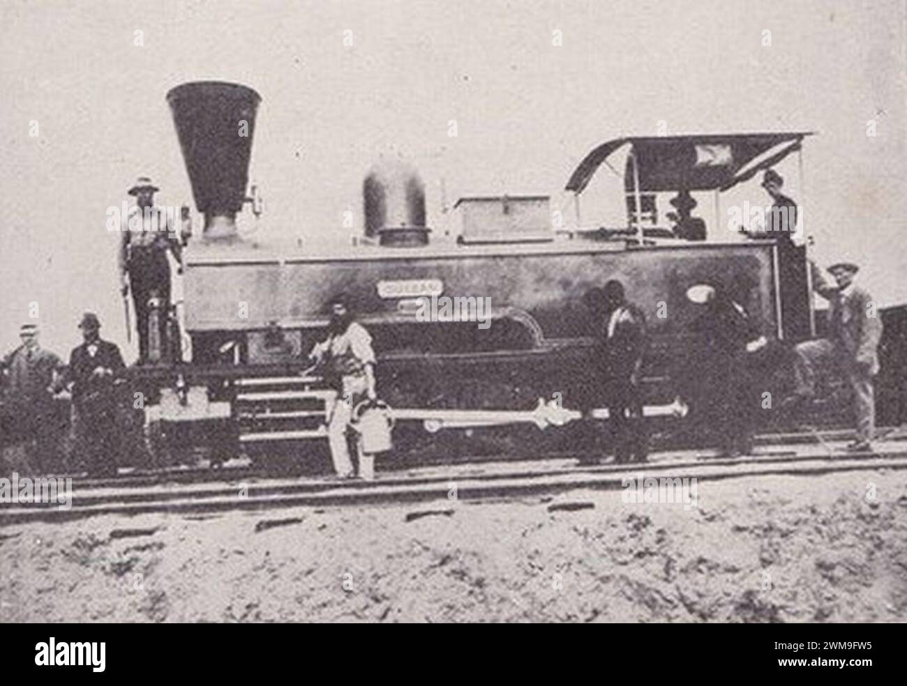 Beyer Peacock 3ft 6in narrow gauge steam locomotive 'Durban' of the ...