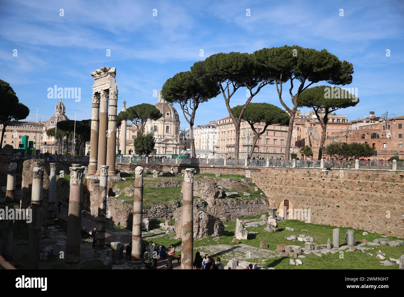 Rome, Italy - February 4, 2024 : View of Roman Forum Stock Photo - Alamy