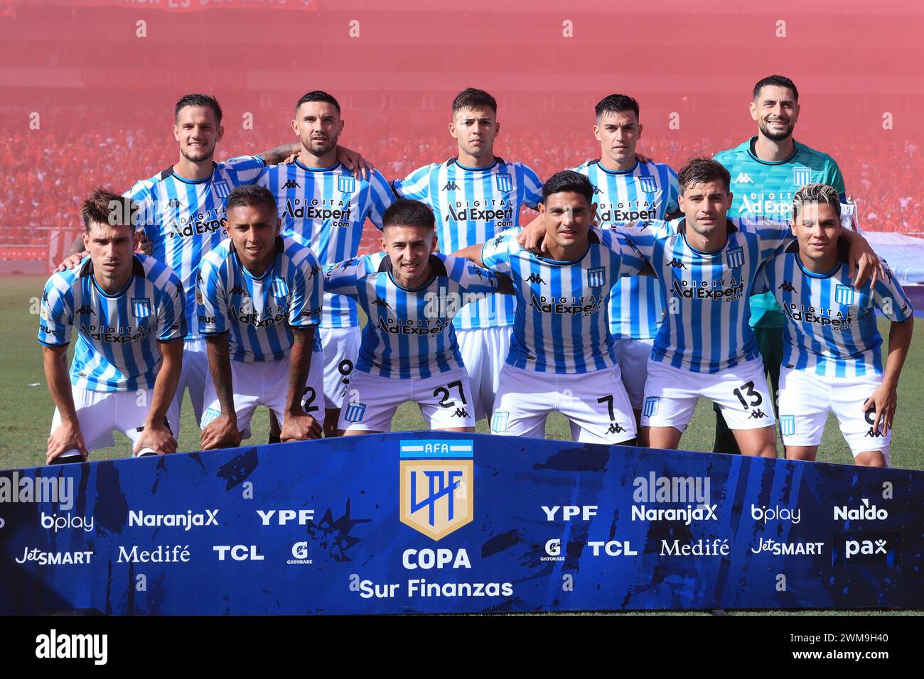 Buenos Aires, Argentina. 24th Feb, 2024. Team of Racing Club before the ...