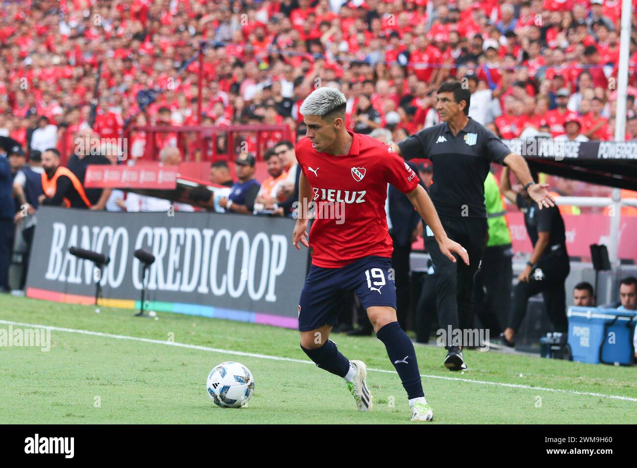 Buenos Aires, Argentina. 24th Feb, 2024. Alex Luna of Independiente ...