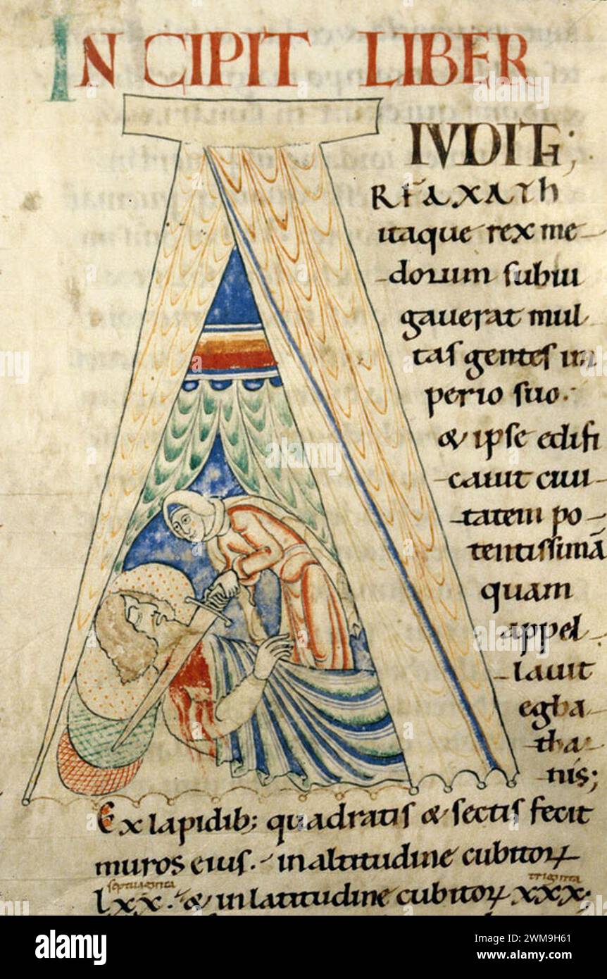 Bible Etienne Harding 14 158 Judith et Holopherne Stock Photo - Alamy