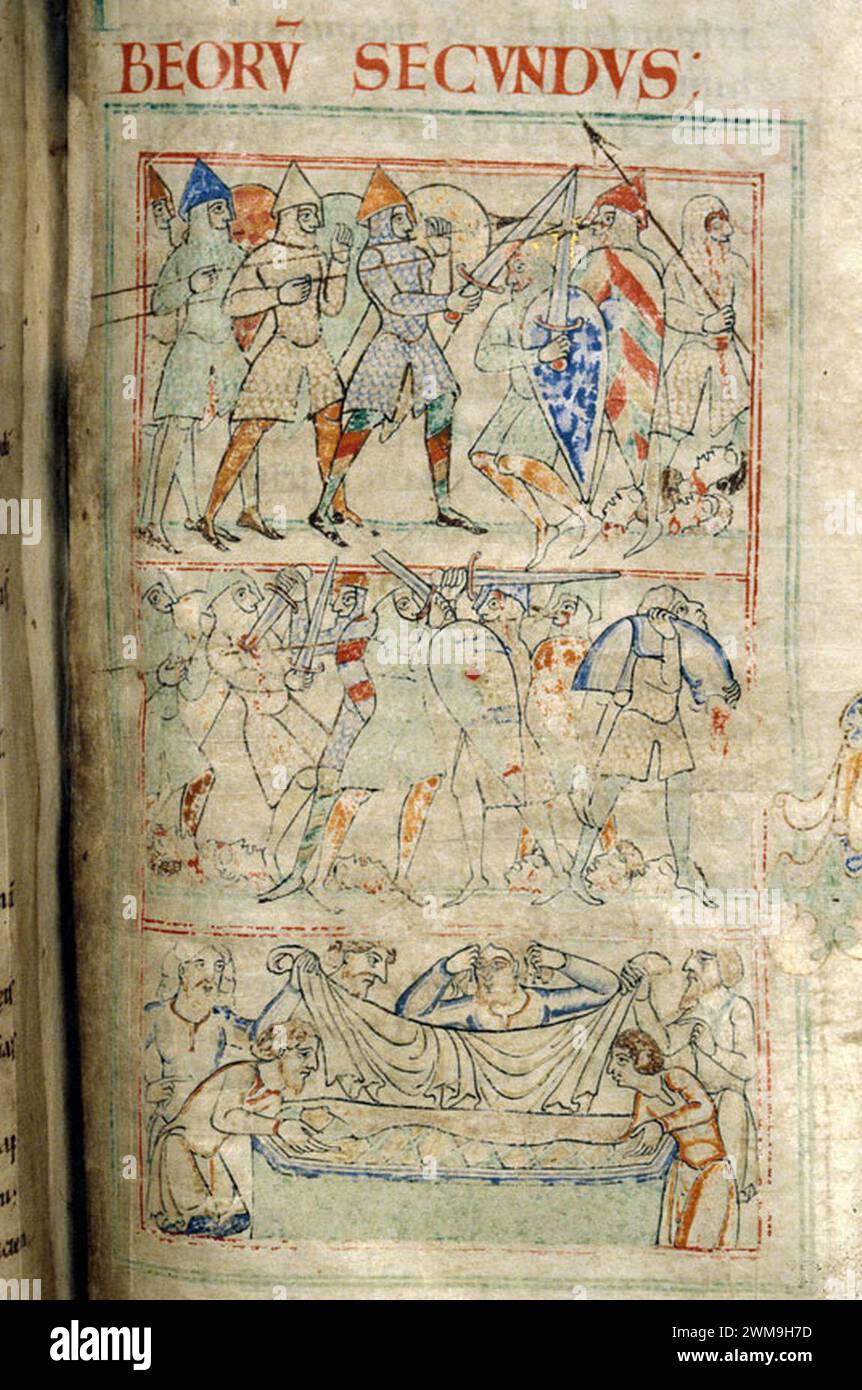 Bible Etienne Harding 14 191 Bataille de Béerzeth - Mort de Judas ...