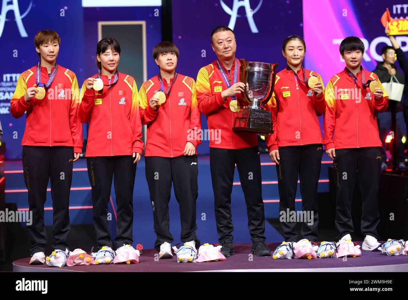 BEXCO Convention Centre, Busan, South Korea. 24th Feb, 2024. China team ...