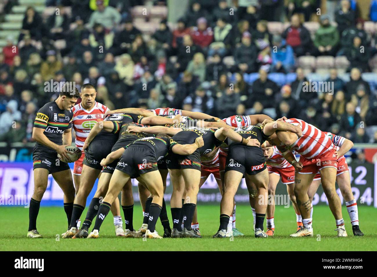 Wigan warriors rugby league world club challenge hi-res stock ...