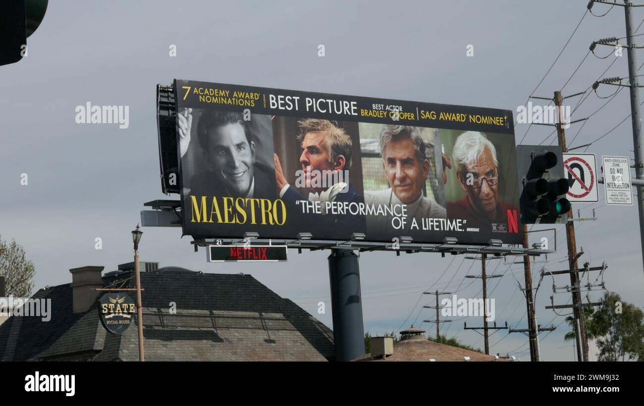 Los Angeles, California, USA 23rd February 2024 Bradley Cooper and ...