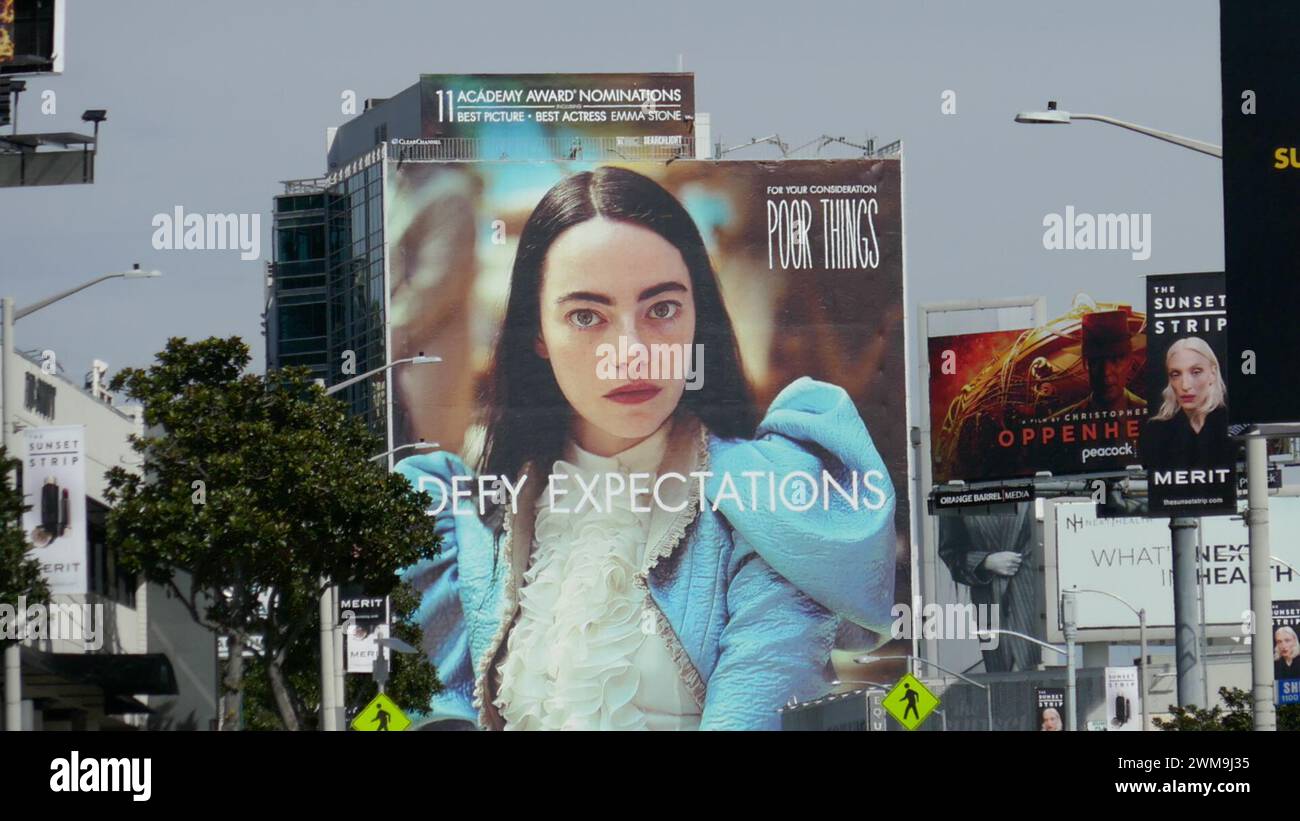 Los Angeles, California, USA 23rd February 2024 Emma Stone Poor Things ...